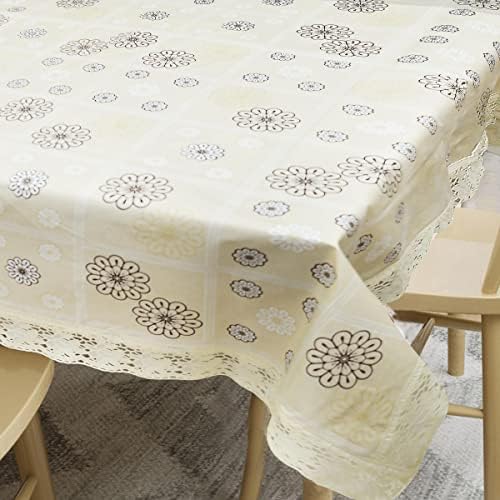 Buy OrientalWeavers PVC Printed Table Cloth for 6 Seater Dining Table ...