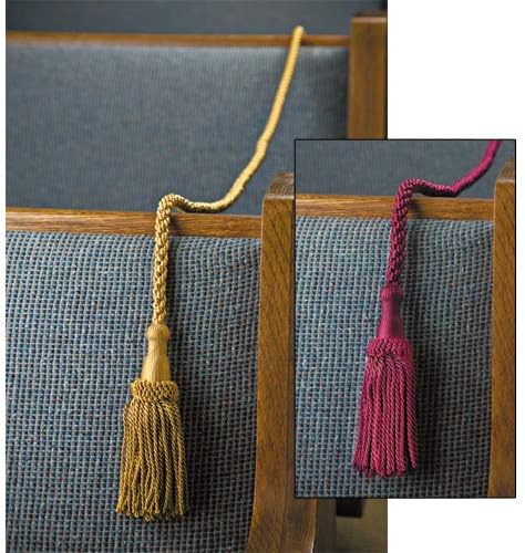 Amazon.com: Church Christianbrands Weighted Pew Rope (1 Pack) (Gold, 8 ...