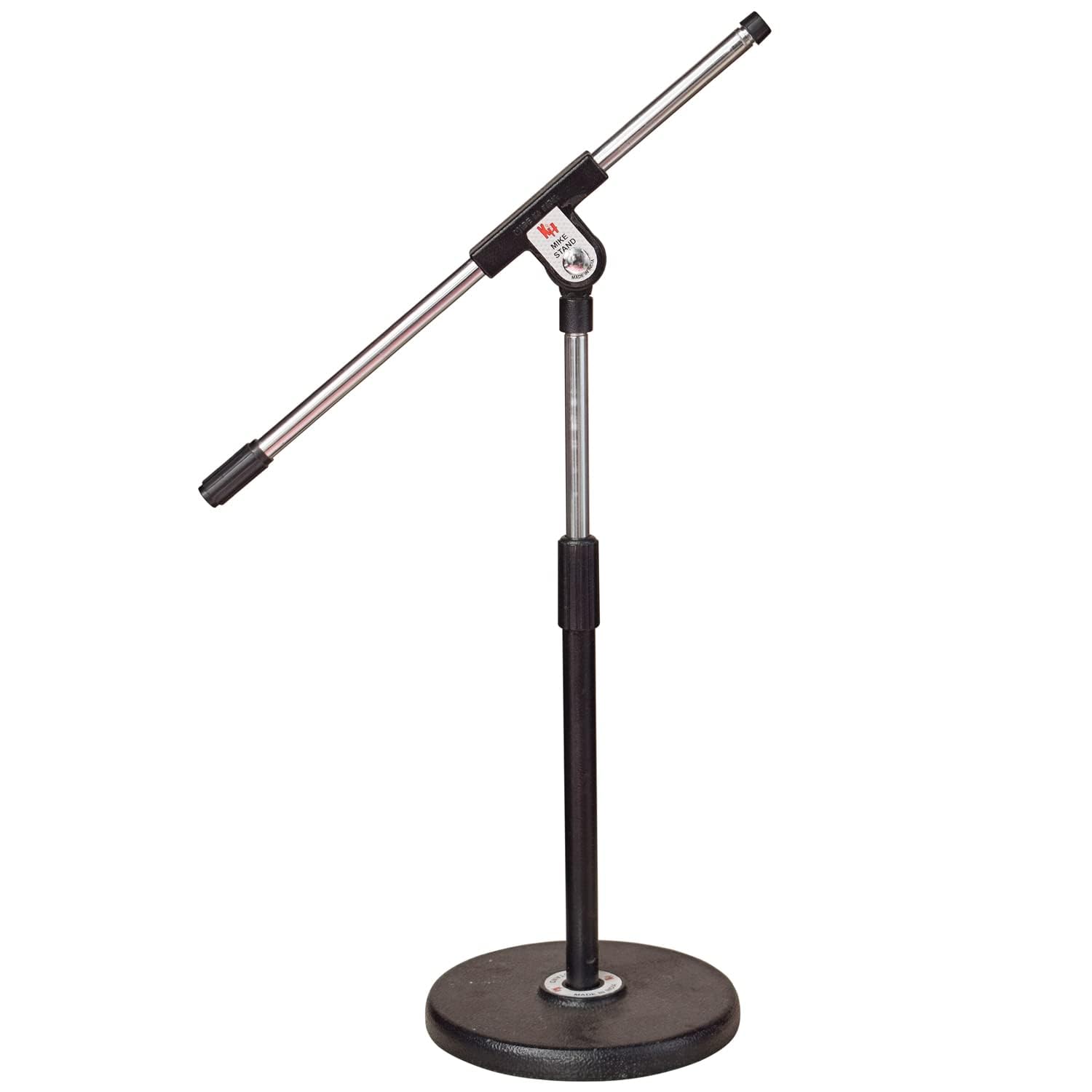 kh Microphone Iron Stand Compact Base Microphone Stand for Table/Floor ...