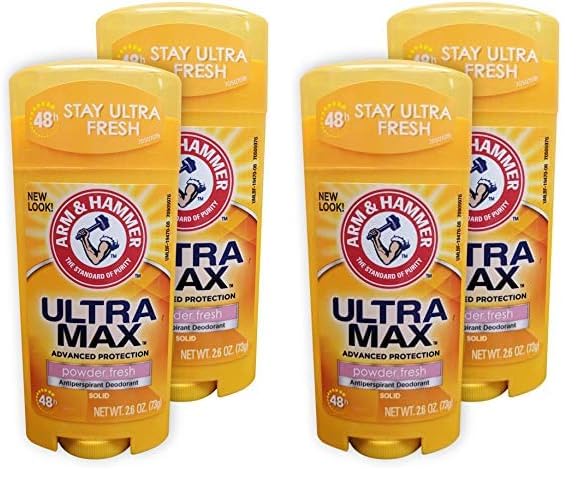 Amazon.com : Arm & Hammer Ultramax Invisible Solid Powder Fresh ...
