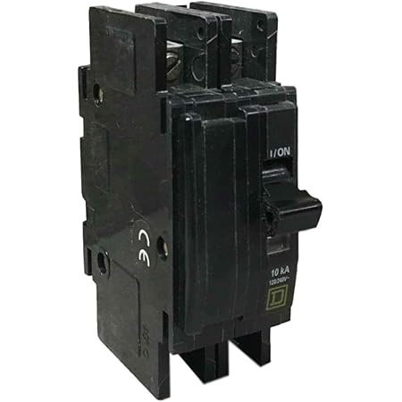 SCHNEIDER ELECTRIC Miniature Circuit Breaker 120/240-Volt 25-Amp QOU225 ...