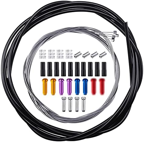 Shifter Cable Set, 4 PCS Bike Cable Shifter Cable, 1 Set Bicycle Change ...