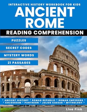 Amazon.com: Ancient Rome Interactive History Workbook for Kids: Puzzles ...