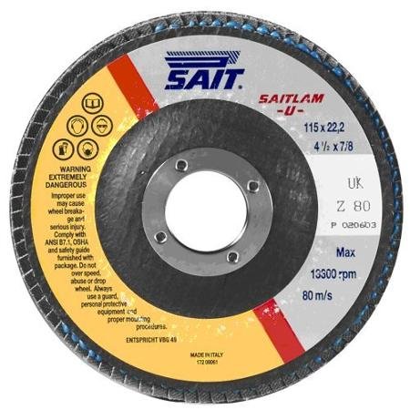 Amazon.com: SAIT 73689 SAITLAM UK 4-1/2 X 7/8 Z 120X : Industrial ...