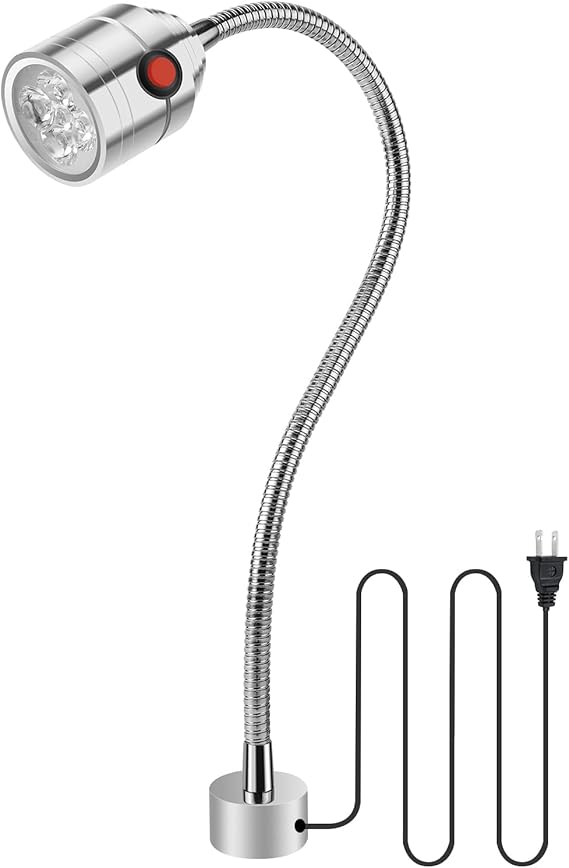 Magnetic Work Light, LED Machine Light with Flexible Gooseneck and ...