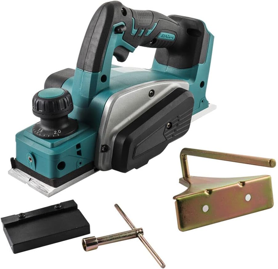 YORKING Cordless Planer 18V Li-Ion Electric Planer Portable Electric ...