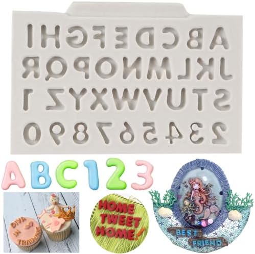 Amazon.com: Muyulin Letter Flag Chocolate Silicone Molds, 4 Pieces ...