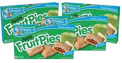 Amazon.com: Drake's Fruit Pies 32 Individually Wrapped Pies Apple, 4 ...
