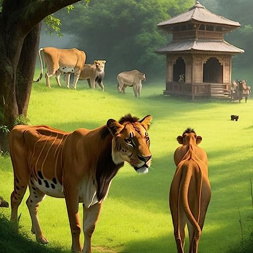 The Lion And The Cow: moral stories eBook : TOKAS, SUDESH: Amazon.co.uk ...