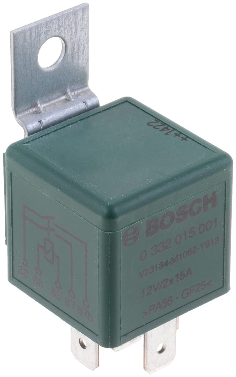 Bosch 0332015001 Mini Relay 12V 15A, IP5K4, Operating Temperature from ...