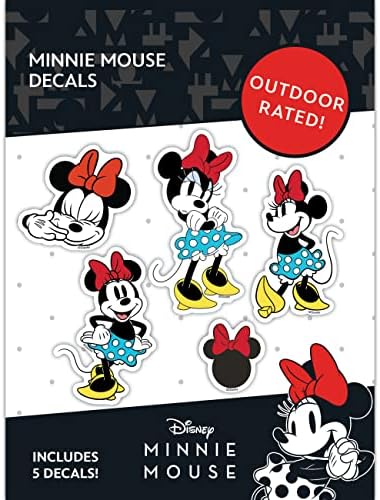 Amazon.com - Disney Classic Minnie Mouse Decals - Set of 5 Minnie Mouse ...