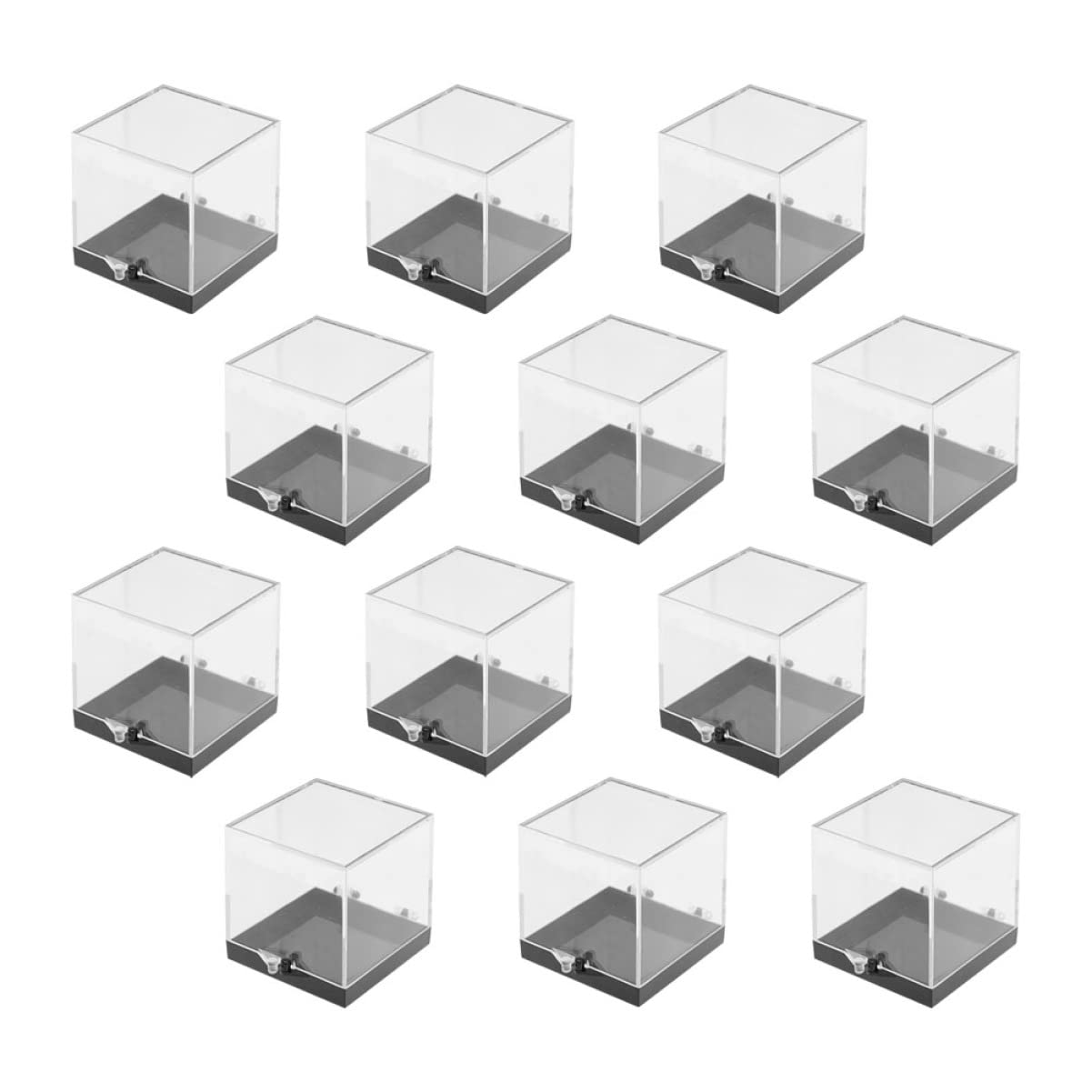 Snapklik.com : 48 Pcs Mineral Standard Display Box Square Display Case ...