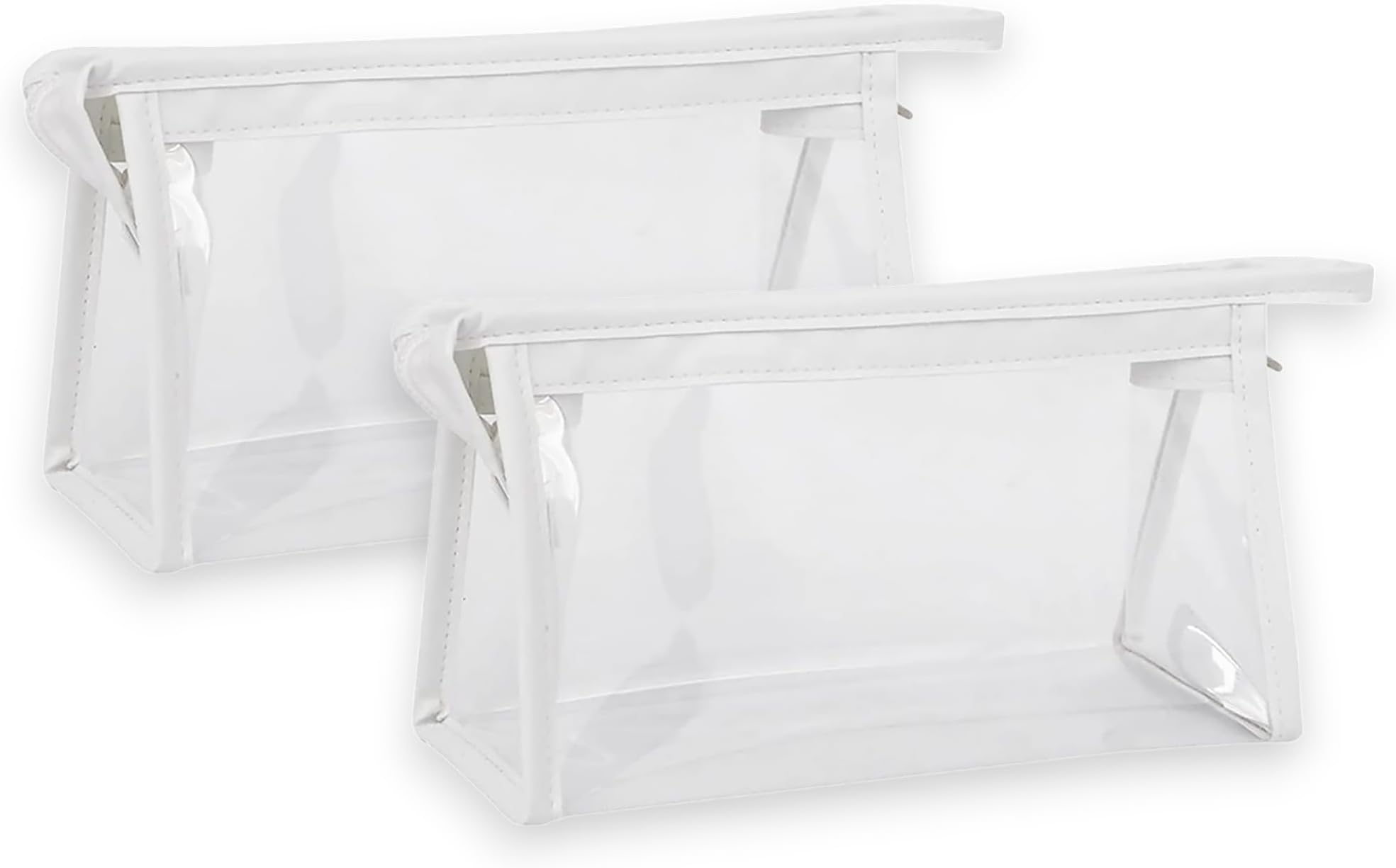 GLUN® Transparent Stationary Pouch with Zipper Closing for Girls & Boys ...