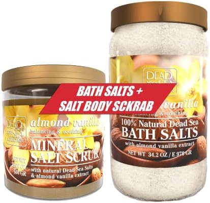 Amazon.com : Dead Sea Collection Salt Body Scrub - Large 23.28 OZ ...