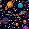 Amazon.com: kodhyvj Outer Space Rug - Cute Universe Planet Rug for Boys ...