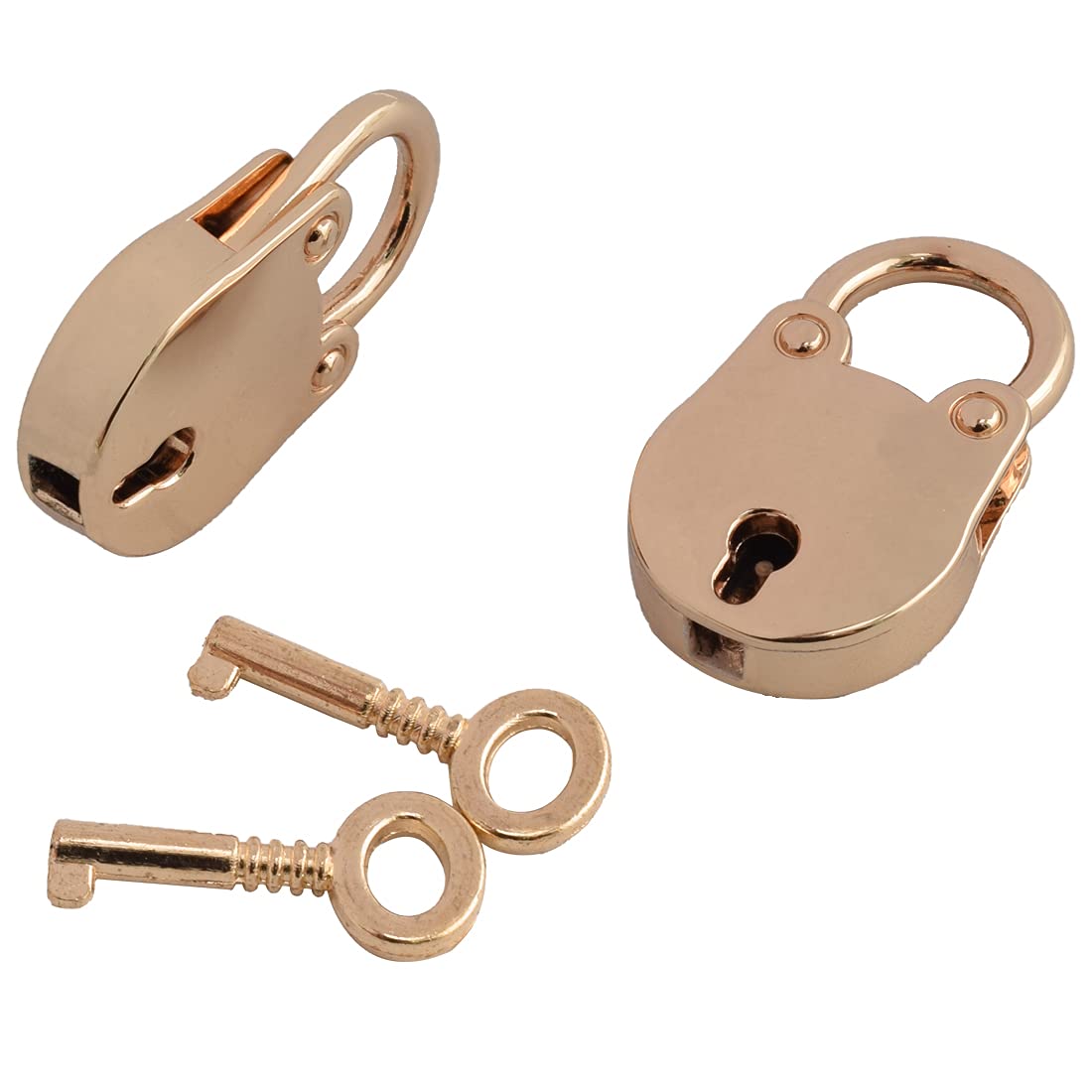 Snapklik.com : 2pcs Mini Antique Padlock Retro Vintage Style Bear Head ...