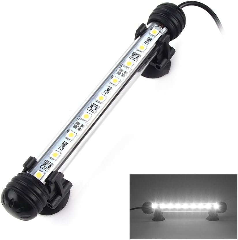 DOMICA Clip On Aquarium Light for 1 to 3 Gal Fish Tank (Dimmable White ...