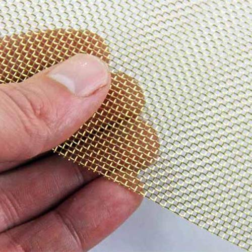 Amazon.com: TORIS Brass Wire Mesh - 1.21mm Aperture, 0.375mm Wire ...