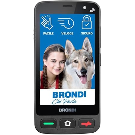 BRONDI Smartphone Amico Pocket - Nero - Android 12 Go : Amazon.it ...