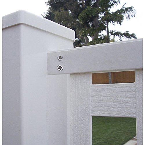 Severe Weather White Composite Bevel Post Cap | BuildingSupplyStore.org