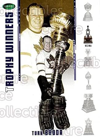 Amazon.com: (CI) Turk Broda Hockey Card 2003-04 Parkhurst Original Six ...