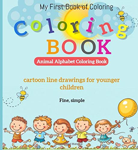 Coloring Book My First Book Of Coloring Fine Simple Cartoon ...