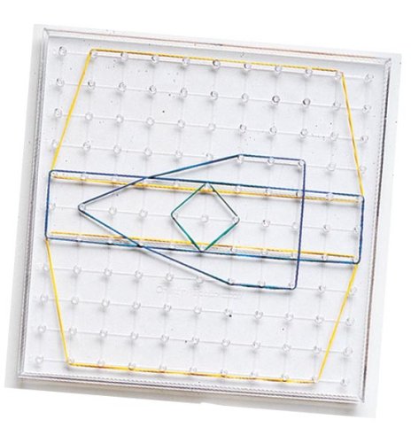 Overhead 5 x 5 Pin Geoboard: Ideal: 9781564518057: Amazon.com: Books