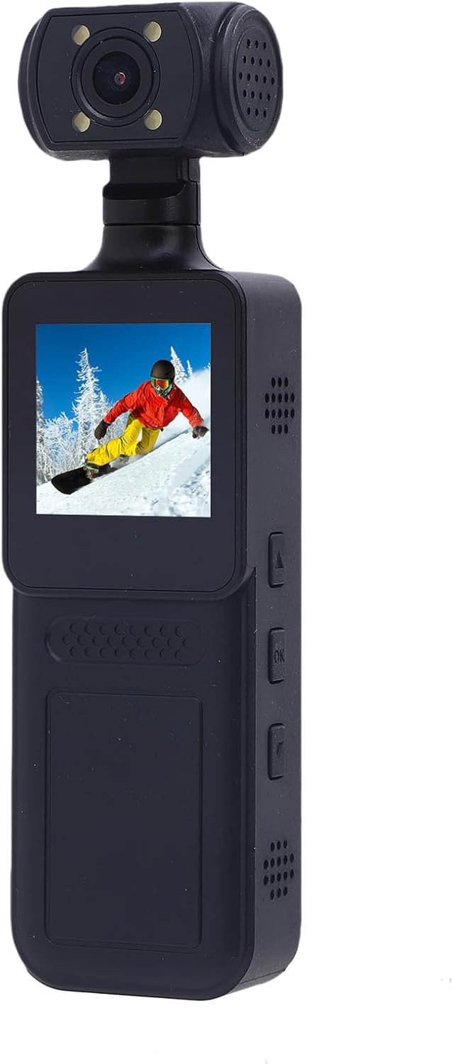 XUMIUZIY 4K 40MP WiFi Action Camera, Handheld Video Camcorder with 1.3 ...