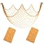 Amazon.com: 2 Pack Fish Net Decorations - 80x40 Inch Brown Fishing Net ...