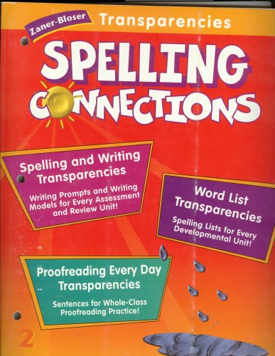 Amazon.fr - Spelling Connections Grade 2; Zaner-Bloser Transpa - Livres