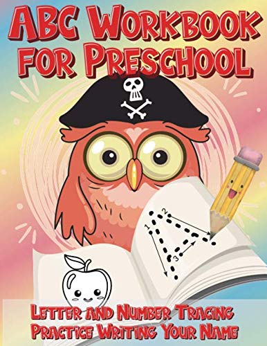 ABC Workbook for Preschool Letter and Number Tracing Practice Writing ...