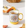Amazon.com: HENXFEN LEAD Coffee Mugs Set 14 Ounce - Multicolor ...
