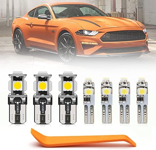 Amazon.com: 7pcs Super Bright 6000K White LED Interior Lights Bulb Kit ...