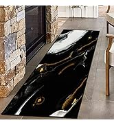 Amazon.com: Hallway Runner Rug, Luxury Modern Abstract Marble Texture ...