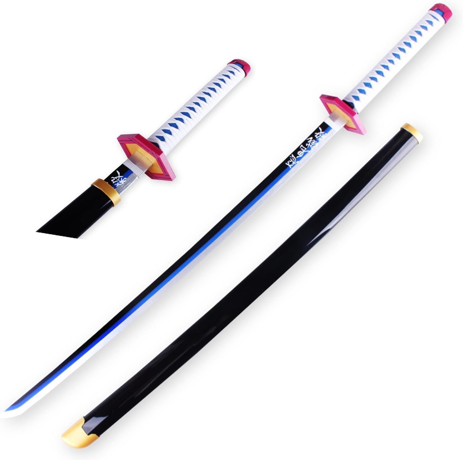 Demon Slayer Sword Rengoku Katana Prop Samurai Sword Toy for Boys, Toy ...