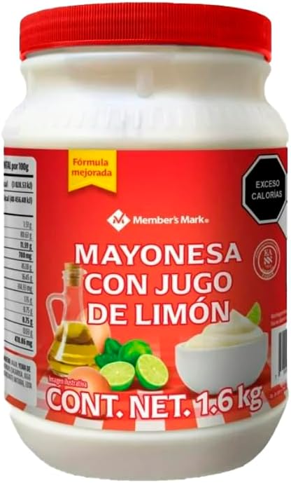 Mayonesa Member's Mark con Jugo de Limón 1.6 kg : Amazon.com.mx ...