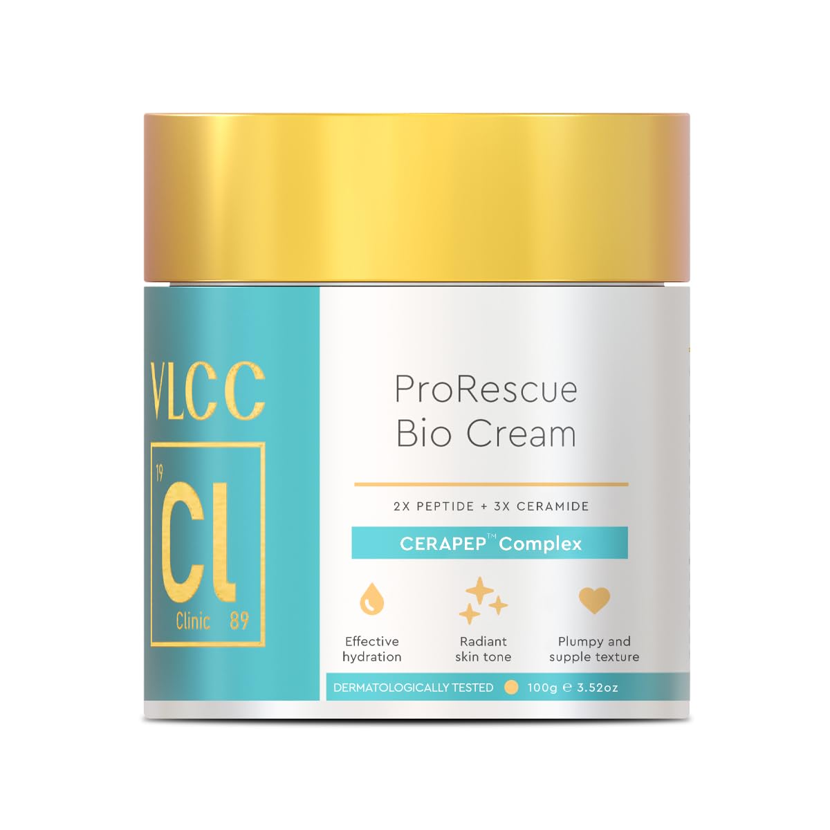 VLCC Clinic ProRescue Bio Cream - 100g | Powered By Cerapep™ Complex ...