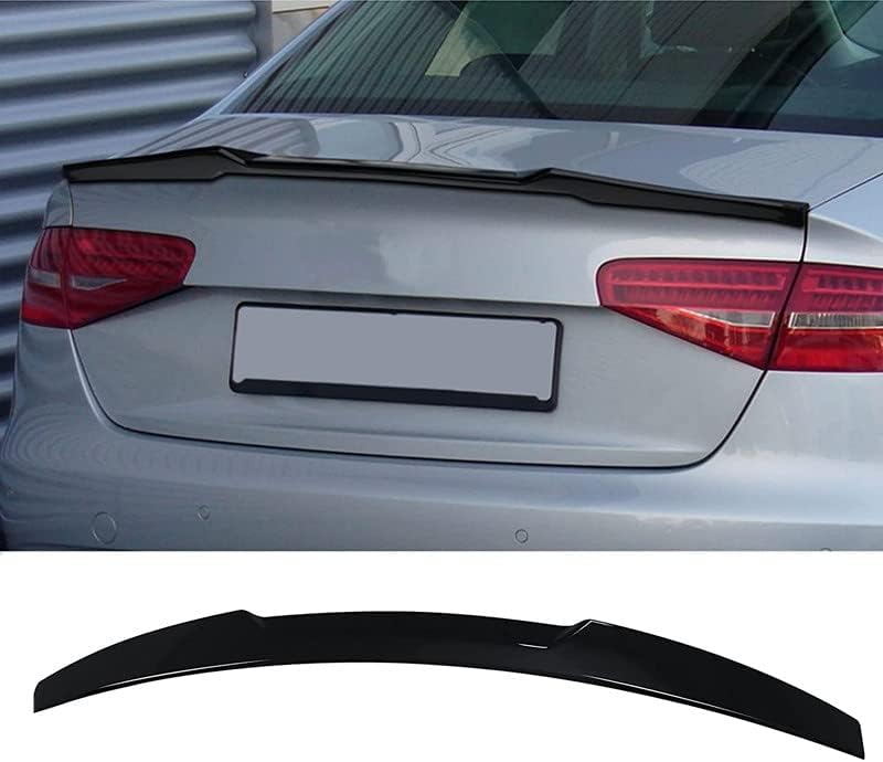 Amazon.com: Real Carbon Fiber Trunk Spoiler for Audi A4 B8.5 Base Sedan ...