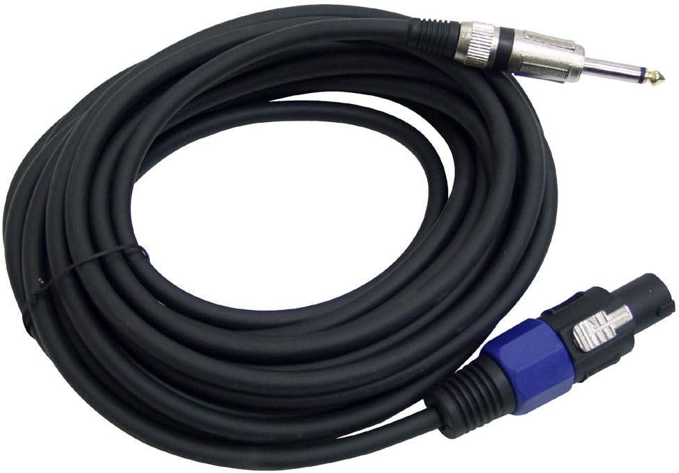 Amazon.com: Pyle 30' Speakon Speaker Connector to 1/4" Speaker Cable ...