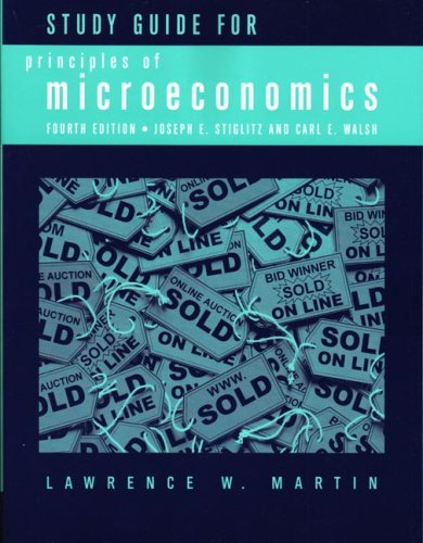 Study Guide: for Principles of Microeconomics, Fourth Edition ...