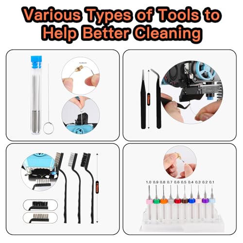 Snapklik.com : 3D Printer Tools Kit, 96Pcs Universal 3D Printer ...