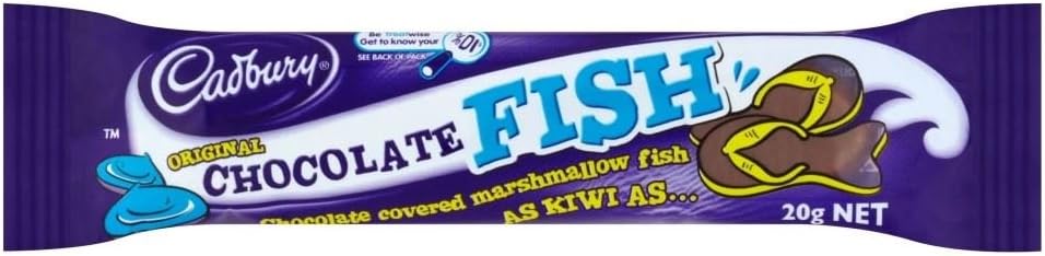 Cadbury Original Chocolate Fish Bar (20g) : Amazon.ca: Grocery ...
