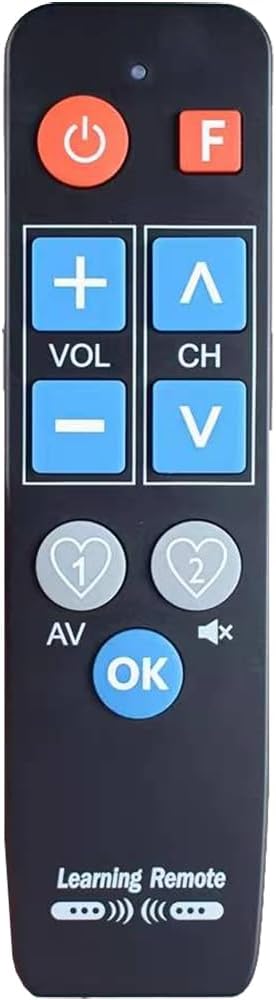 Benoo Control remoto universal de botón grande para TV Simple fácil de ...