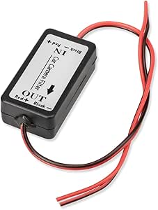 Innfeeltech 1 Pcs Car Filter Rectifier, 12V DC Car Reverse Camera Power ...