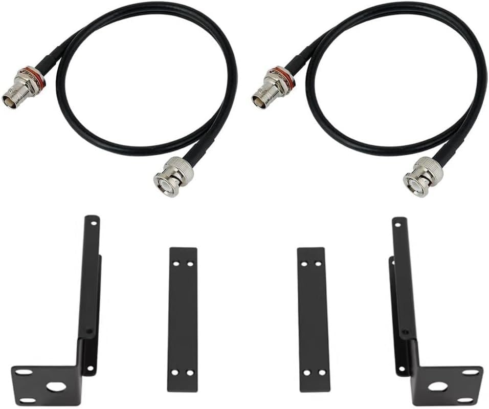 Amazon.com: Generic Replacement Dual Rack Mount Hardware for Dual Shure ...