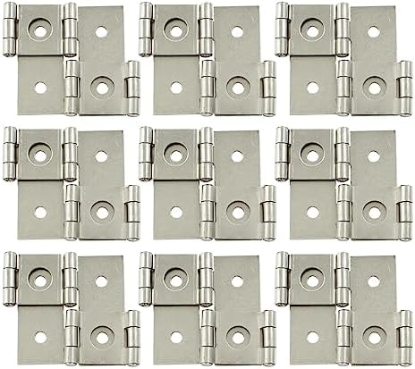 Litoexpe 12pcs Double Folding Hinges, 270 Degree Rotation Screen Door ...