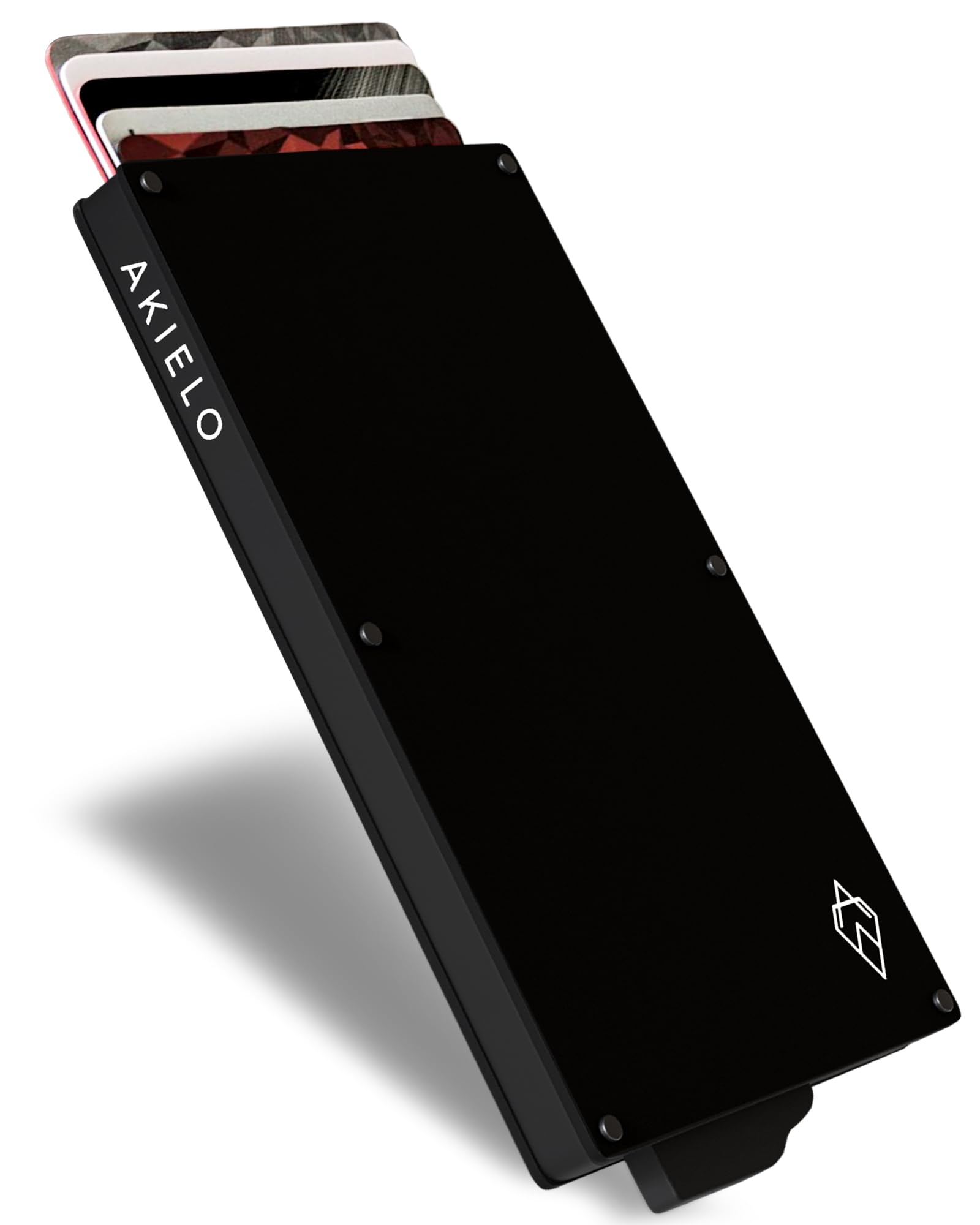 AKIELO RFID Blocking Card Holder with Gift Box – Minimalist Men's Card ...