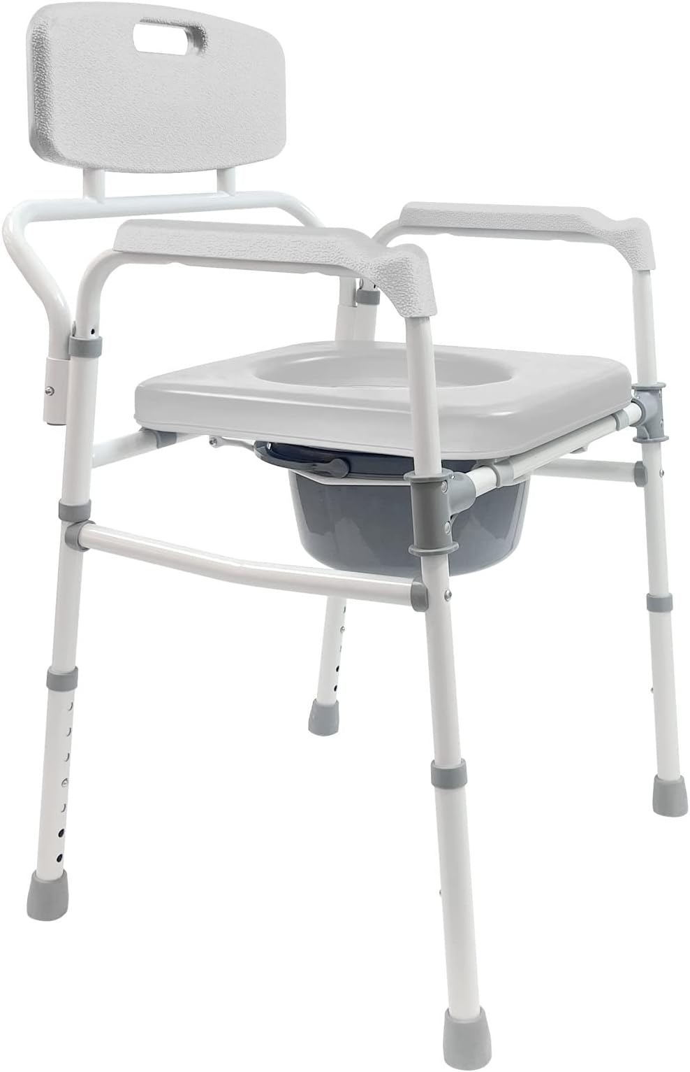 Amazon.com: OasisSpace Stand Alone Raised Toilet Seat 500lbs ...