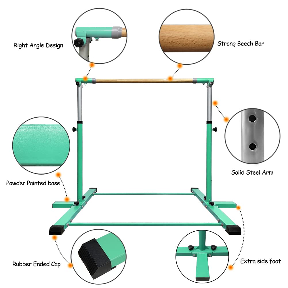 Snapklik.com : GLANT Gymnastic Kip Bar,Horizontal Bar For Kids Girls ...