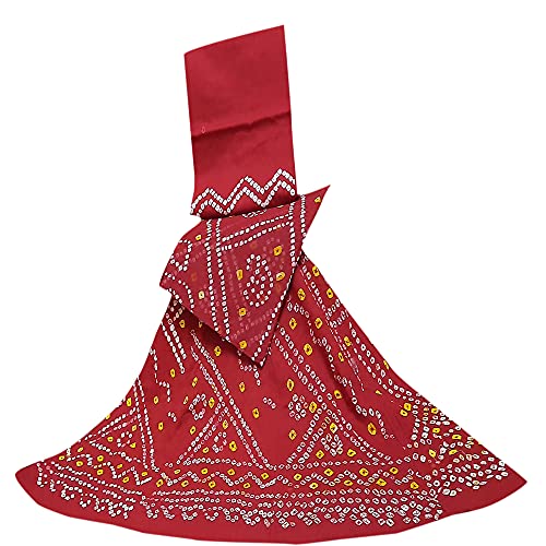 Buy CHANDRAWAT Pure and Beautiful Rajputi Cotton Unstitched Fabric ...